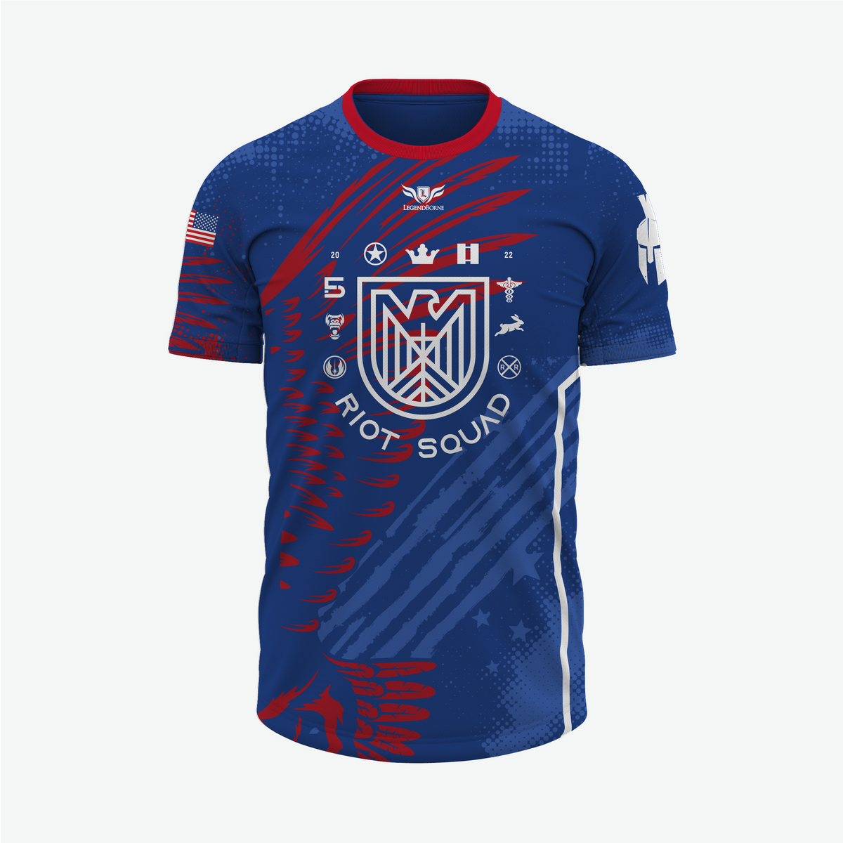 Riot Squad Mens Training Tech Tee Legendborne